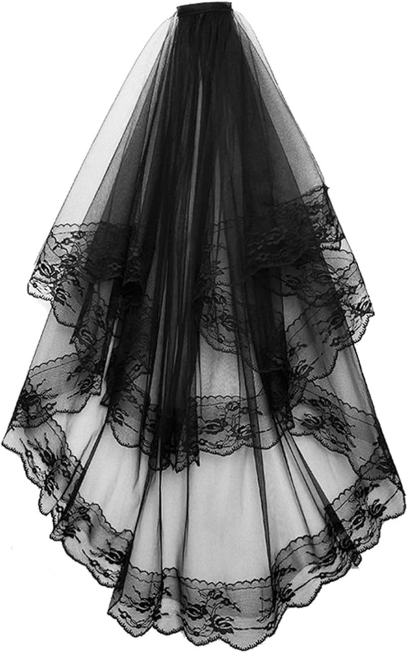 【楽天市場】ブラック ウエディングベール パーティー 結婚式 ヘッドドレス ウエディングドレス ヴェール 結婚式用 教会挙式 披露宴 髪飾り ...
