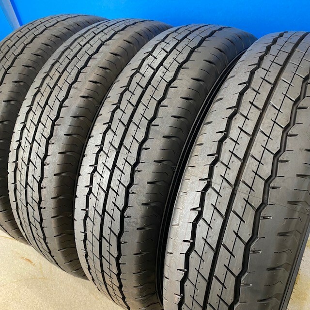 【楽天市場】中古 タイヤ 【新車外し】 195/80R15 107/105L LT ダンロップ SP175N 195/80/15 4本セット ハイエース キャラバン 【2022年製造】 【中古 ...