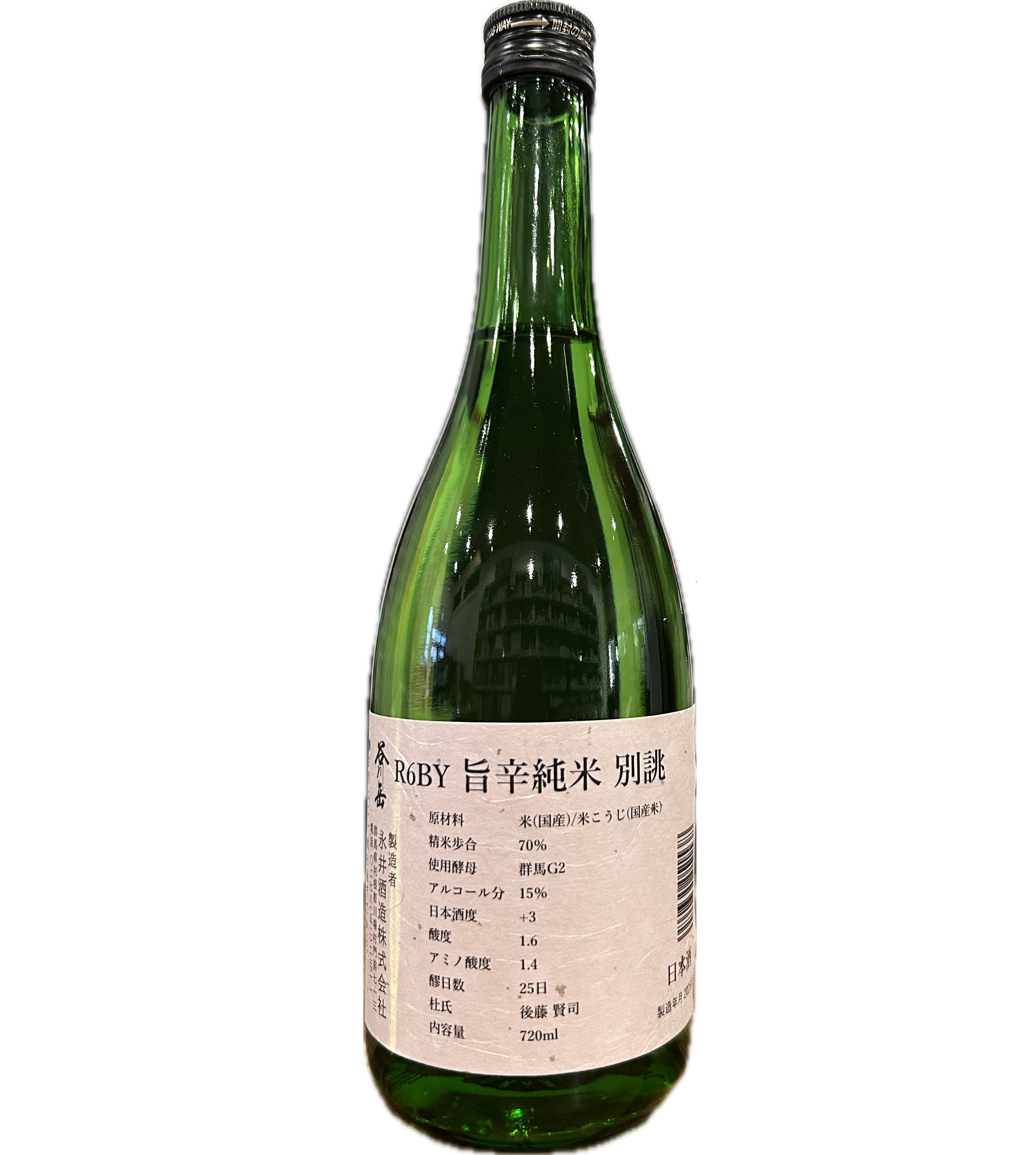【楽天市場】永井酒造 谷川岳 別誂 R6BY 旨辛純米 720ml 群馬：HOSHIGULF 楽天市場店