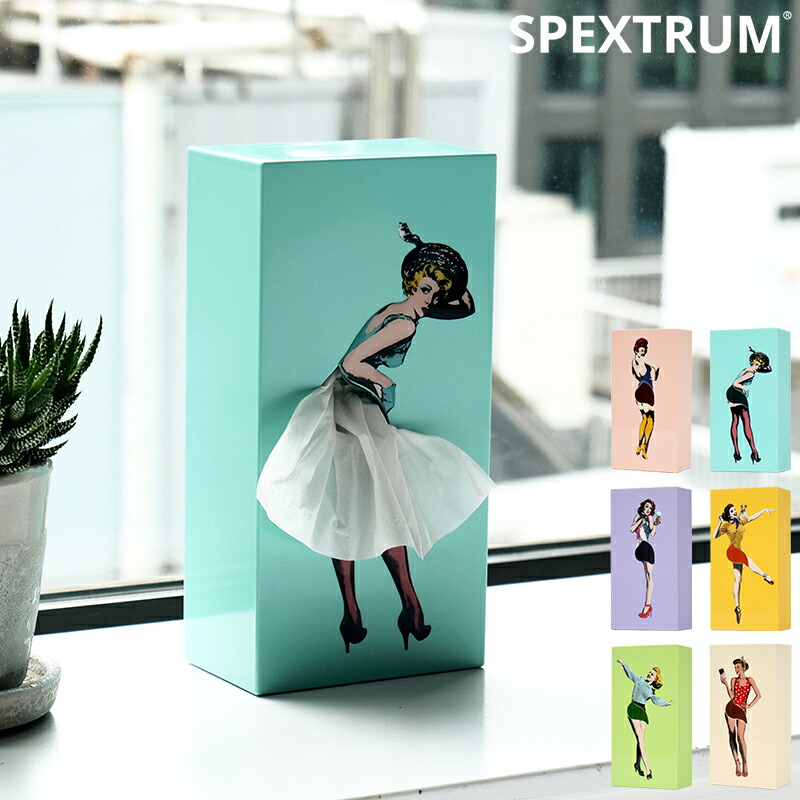 【楽天市場】ティッシュボックス SPEXTRUM Flapper Tissue UP Girl スペクトラム フラッパー ティッシュ アップ ...