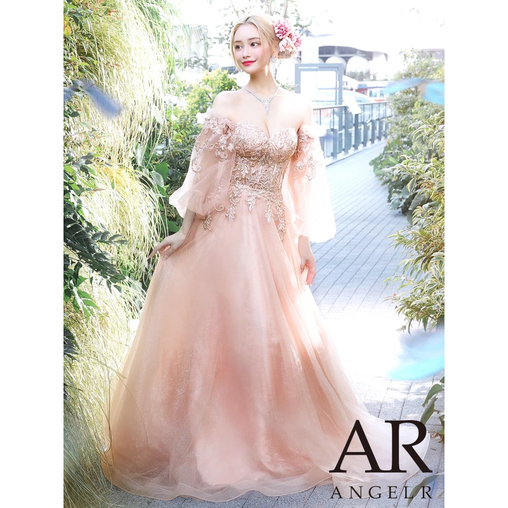 【楽天市場】AngelR " フラワー刺繍ウェディングドレス 取り外し可能レースフレアスリーブ付き" [エンジェルアール] AR24101[]：HotClothing LAインポート＆ドレス