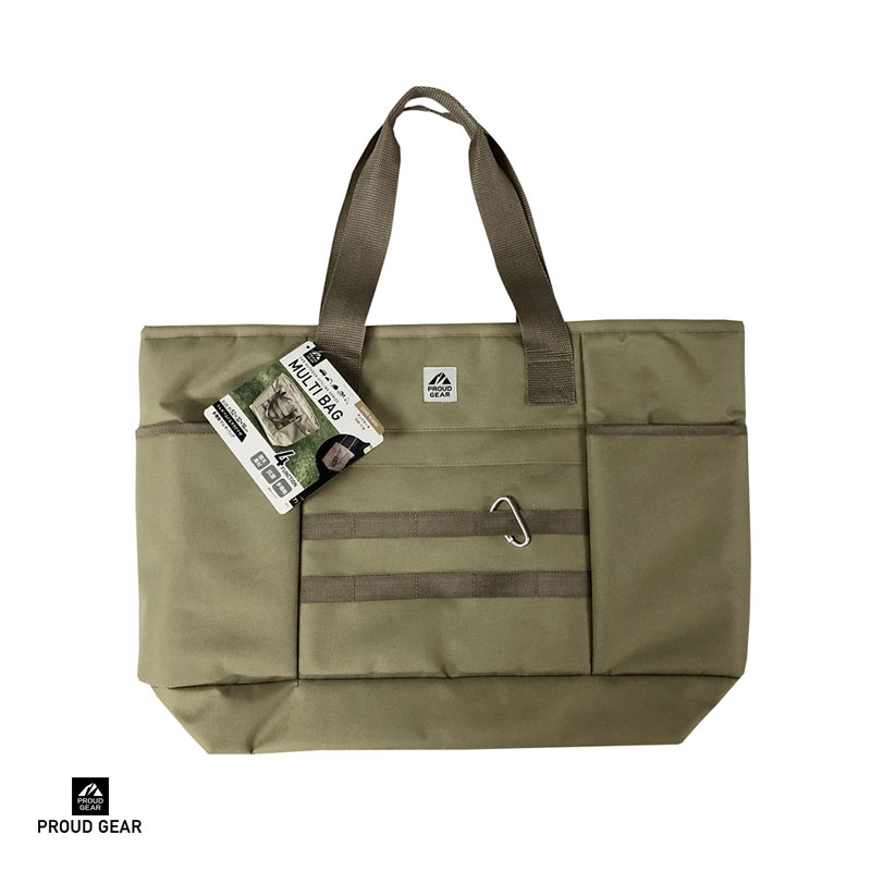 【楽天市場】PROUD GEAR 4機能マルチバック 保冷保温 トートバッグ オリーブカーキ 大容量 プラウドギア アウトドア カラビナ&ベルト付 PGR-118：カー用品のHot Road ...