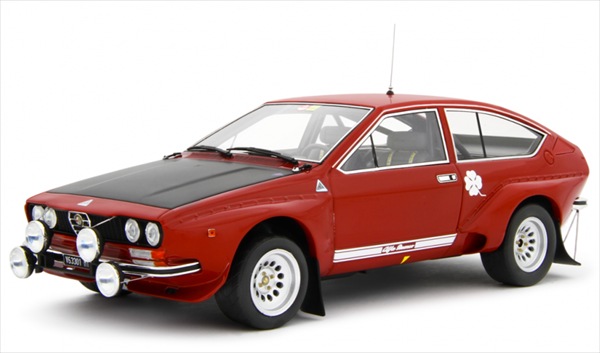 【楽天市場】ミニカー 1/18 1975 アルファロメオ アルフェッタ GTV プロトタイプ 赤色 Alfa Romeo Alfetta Gr ...