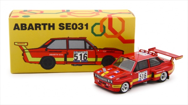 【楽天市場】ミニカー 1/64 1975 アバルト 131 SE031 ＃516 ベルトーネ 赤色 Fiat Abarth SE 031 ...