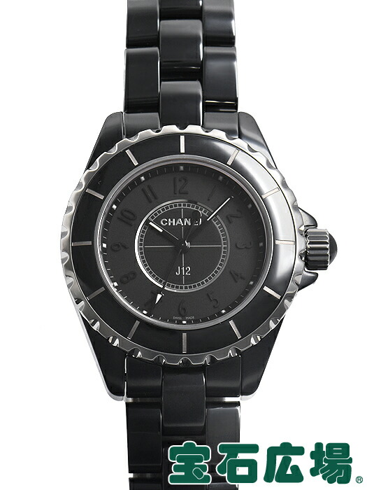 【楽天市場】シャネル J12 33 インテンスブラック ワンショットモデル H3828【中古】 レディース 腕時計 送料無料：宝石広場