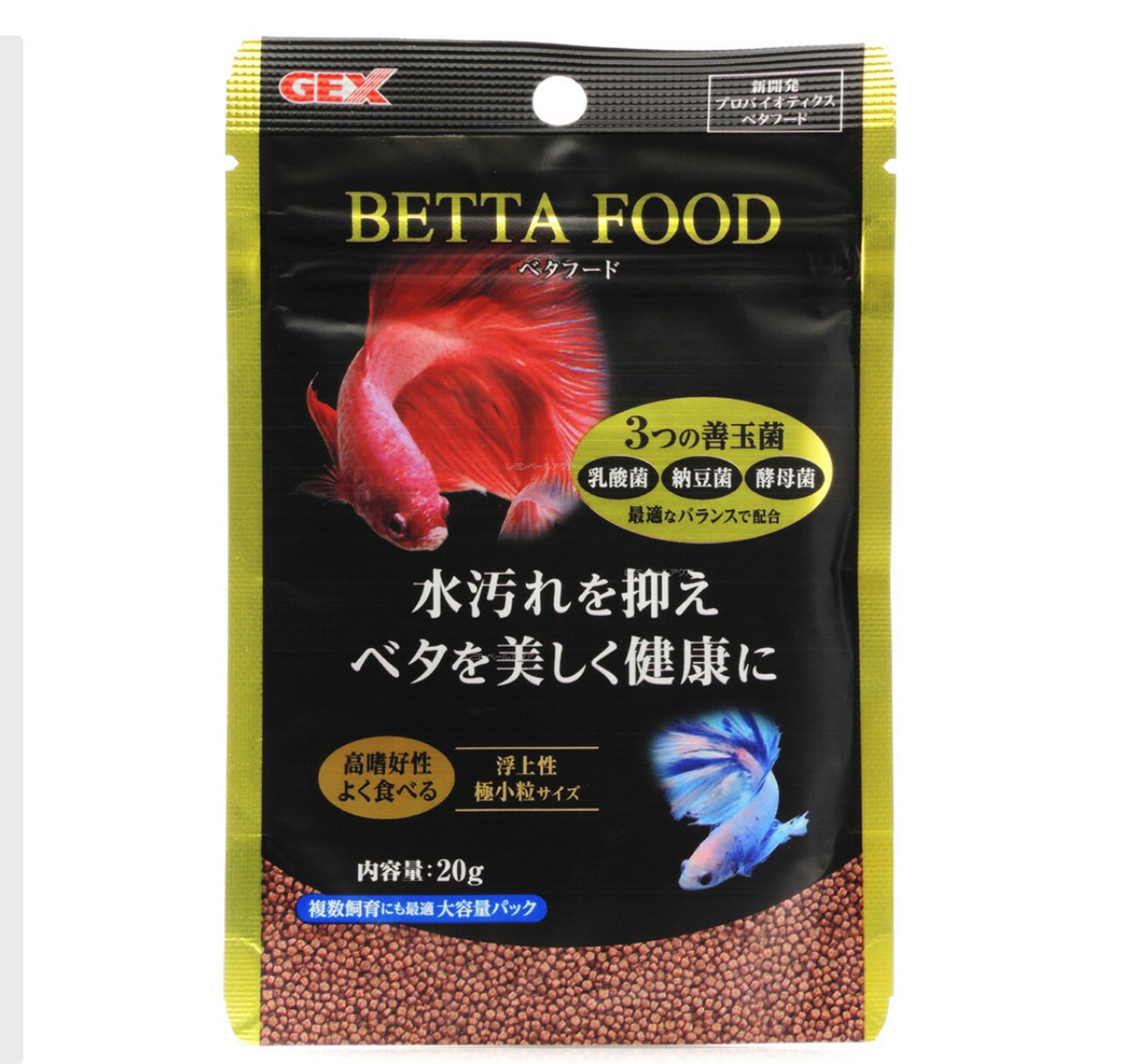 【楽天市場】GEX ベタフード 20g ベタ 餌 エサ 観賞魚 アクア：ペットフードハウスMOO