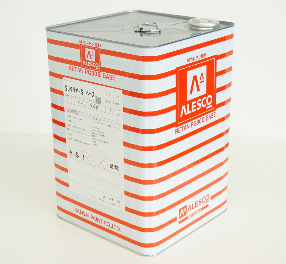 【楽天市場】送料無料！関西ペイントPG80 SU クリヤー 16L ウレタン塗料 2液 カンペ ウレタン 塗料：FRP材料販売ホートク楽天市場店