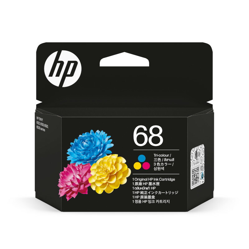 【楽天市場】【お買い物マラソンエントリー最大37倍】【公式・新品・短納期】 純正 HP 68 インクカートリッジ カラー (型番 ...