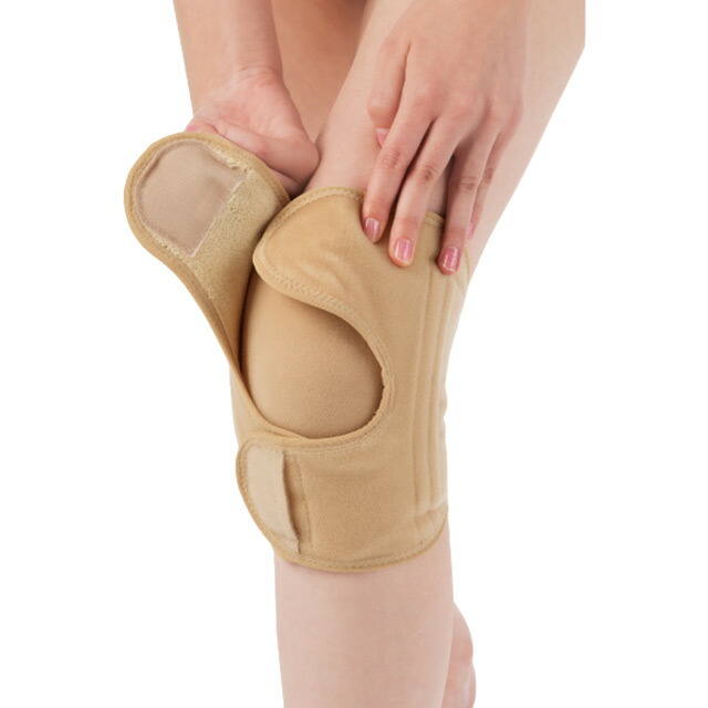 楽天市場】ワンタッチ式ひざサポーター 1枚 ラベンダー 【セルヴァン