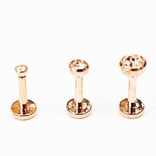 【楽天市場】PG ボディピアス ピンクゴールド ジェムストーンインターナルラブレット【 16G 14G】(6、8)mm★メール便翌日到着300円★：原宿Vip