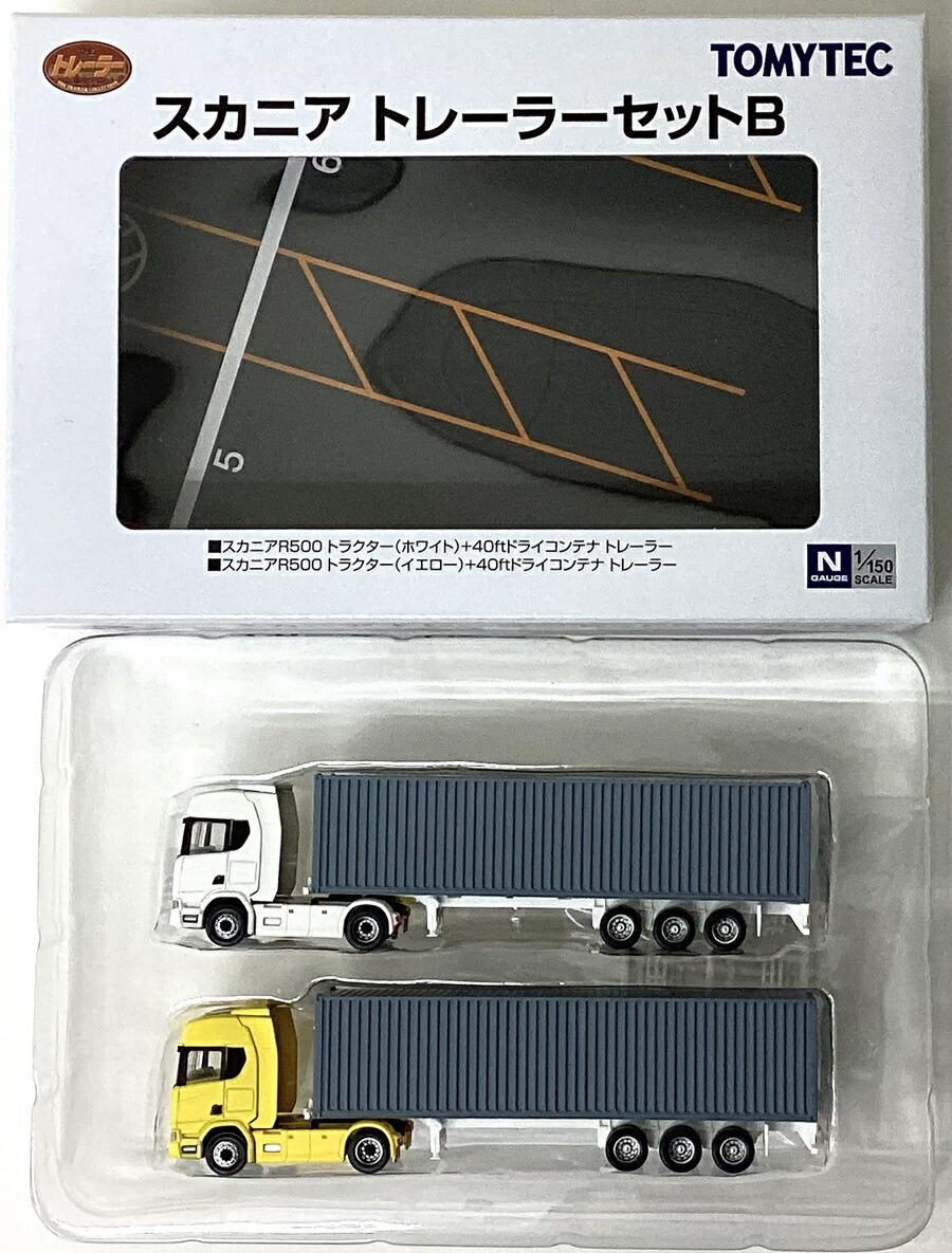 【楽天市場】【中古】ジオコレ TOMYTEC(トミーテック) (NT130-NT131) トレーラーコレクション スカニア トレーラーセット ...