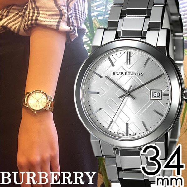 【楽天市場】バーバリー 時計 BURBERRY 腕時計 ロンドン LONDON シティ The City レディース シルバー BU9100 ...