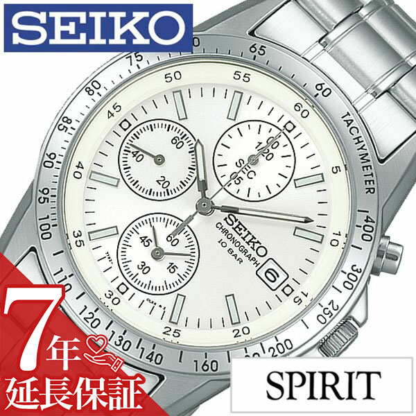 【楽天市場】セイコー腕時計 SEIKO時計 SEIKO 腕時計 セイコー 時計 スピリット SPIRIT メンズ ホワイト SBTQ039 ...