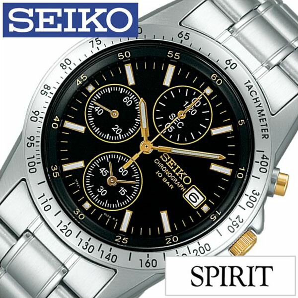 【楽天市場】[あす楽]セイコー腕時計 SEIKO時計 SEIKO 腕時計 セイコー 時計 スピリット SPIRIT メンズ ブラック ...