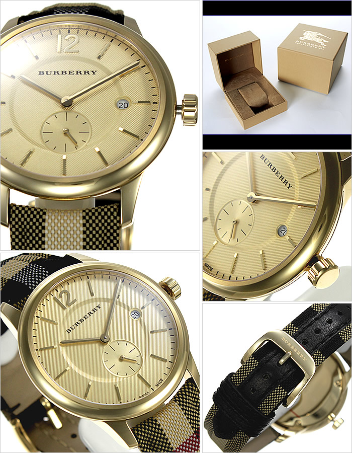 【楽天市場】バーバリー 時計 BURBERRY 腕時計 バーバリー ロンドン 腕時計 BURBERRY LONDON 時計 メンズ ゴールド ...