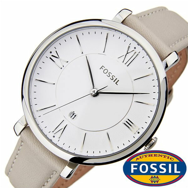 【楽天市場】フォッシル 腕時計 FOSSIL 時計 ジャクリーン Jacqueline レディース ホワイト ES3793 新作 人気 流行 ...