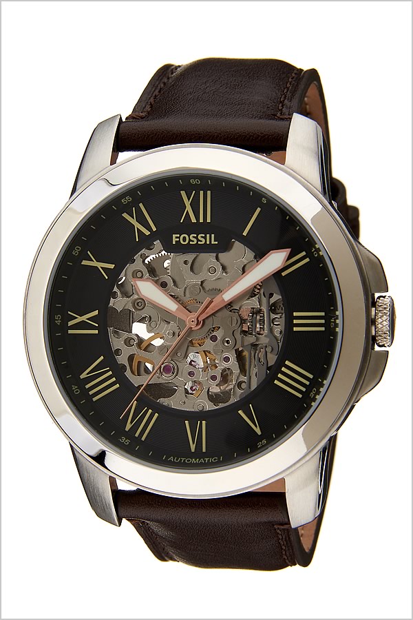【楽天市場】フォッシル 腕時計 FOSSIL 時計 フォッシル 時計 FOSSIL 腕時計 グラント GRANT メンズ ブラック ...