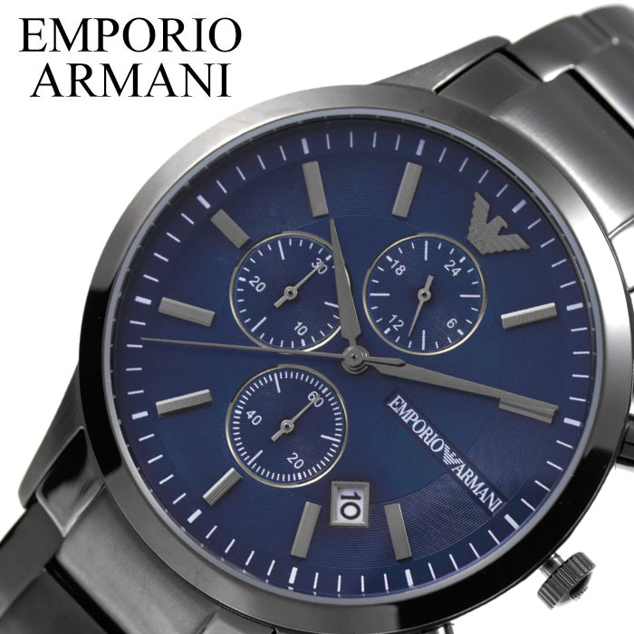 【楽天市場】[エントリーで店内全品P10倍] EMPORIO ARMANI 腕時計 エンポリオ アルマーニ 時計 レナート Renato ...