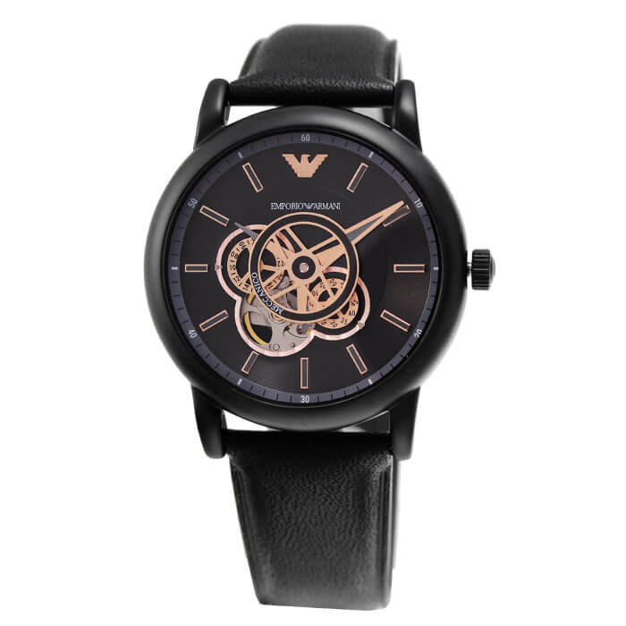 【楽天市場】EMPORIO ARMANI 腕時計 エンポリオ アルマーニ 時計 メカニコ Meccanico メンズ 腕時計 ブラック ...