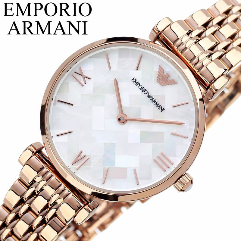 【楽天市場】エンポリオ アルマーニ 腕時計 EMPORIO ARMANI 時計 ジャンニ GIANNI レディース 腕時計 マザーオブパール ...