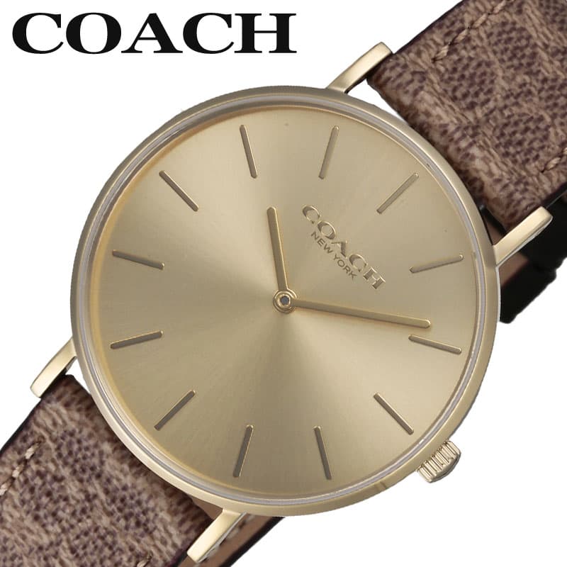 【楽天市場】【10%OFF 1815円引】コーチ 腕時計 COACH 時計 ペリー PERRY レディース ゴールド 華奢 オフィス きれいめ ...