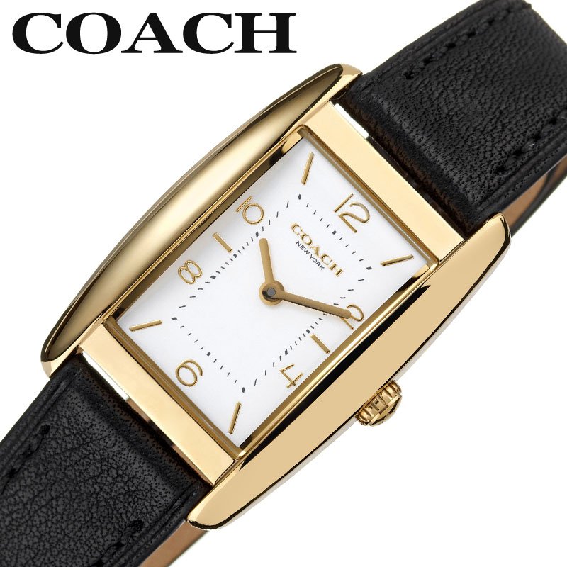 【楽天市場】コーチ 腕時計 COACH 時計 リーズ REESE レディース ホワイト クォーツ 女性 アナログ レザーベルト 革ベルト ...