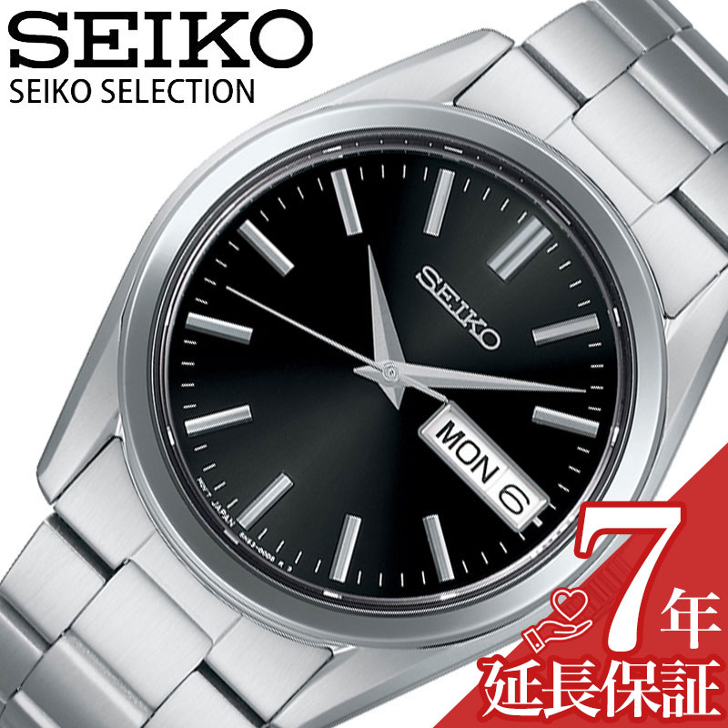 【楽天市場】セイコー 腕時計 SEIKO 時計 セイコーセレクション Sシリーズ SELECTION メンズ ブラック sbth011 デイ ...