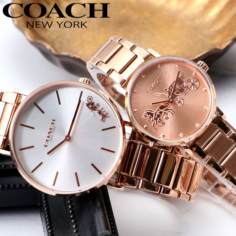 【楽天市場】【大切な人への プレゼント に】コーチ 腕時計 COACH 時計 PERRY ペリー 14503576 14503793 ローズ ...