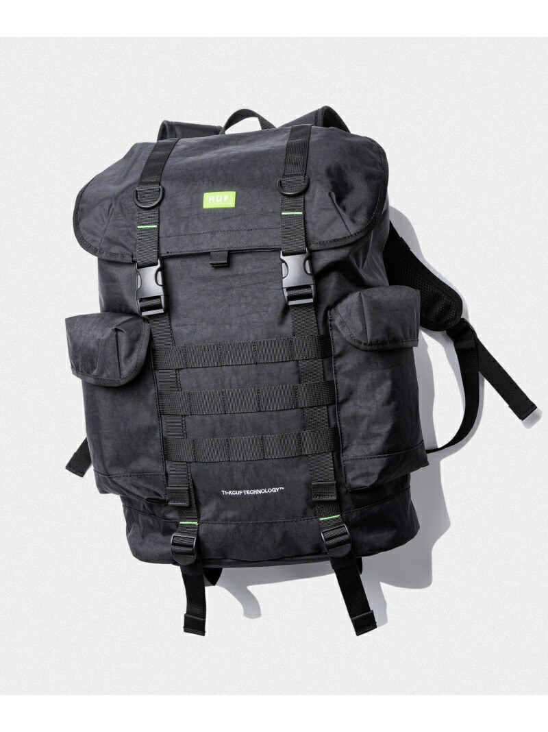 【楽天市場】EMBARCADERO BACKPACK HUF ハフ バッグ リュック・バックパック ブラック【送料無料】[Rakuten ...