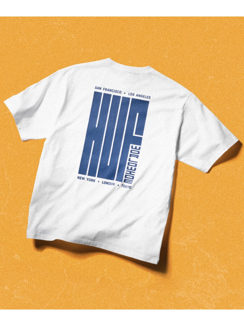 【楽天市場】BIG BLOCK S/S TEE / HUF Tシャツ HUF ハフ トップス カットソー・Tシャツ レッド グレー ホワイト ブラック【送料無料】[Rakuten ...