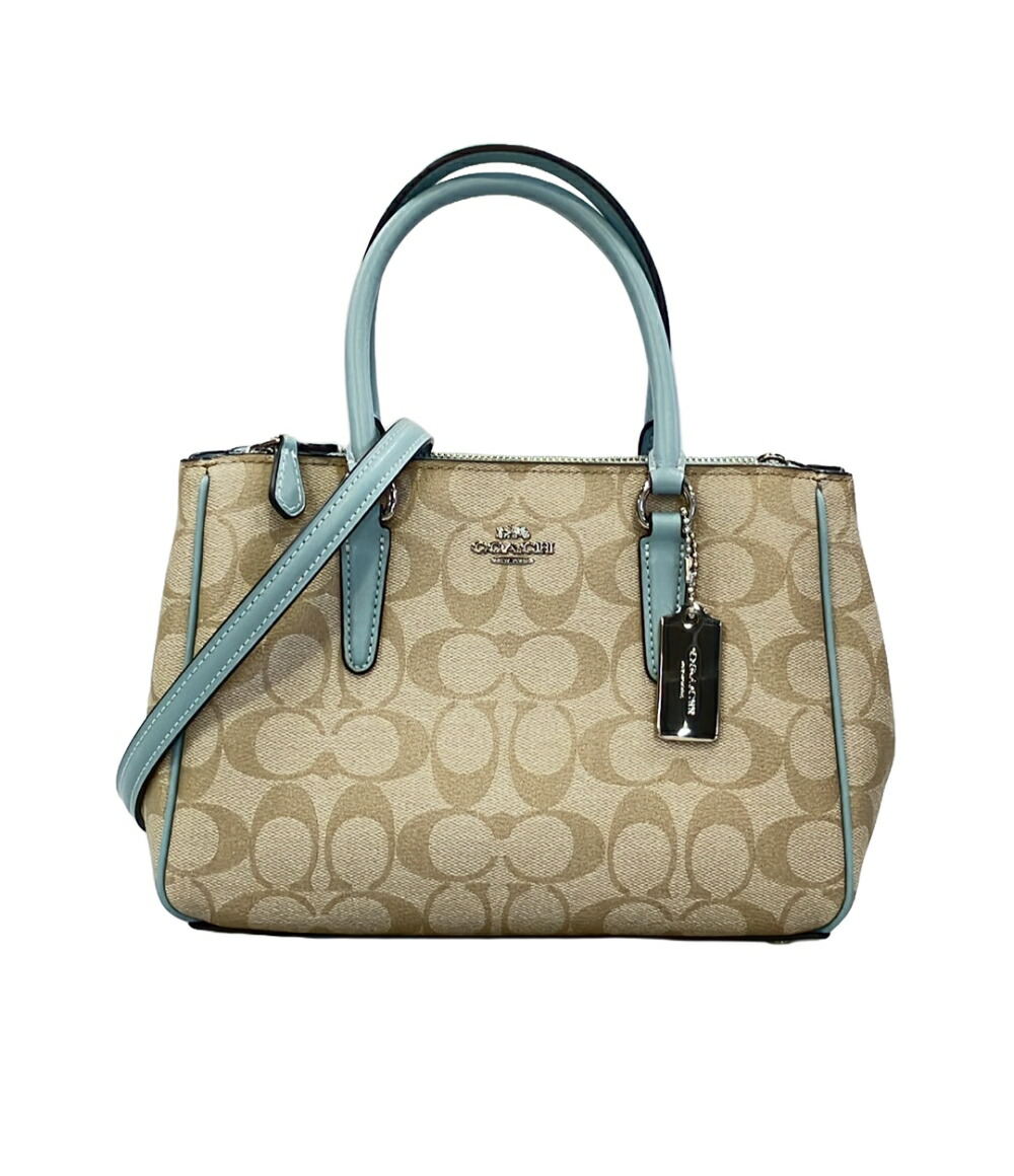 【楽天市場】【中古】 美品 コーチ 2wayショルダーバッグ ハンドバッグ 斜め掛け シグネチャー F67027 レディース COACH ...