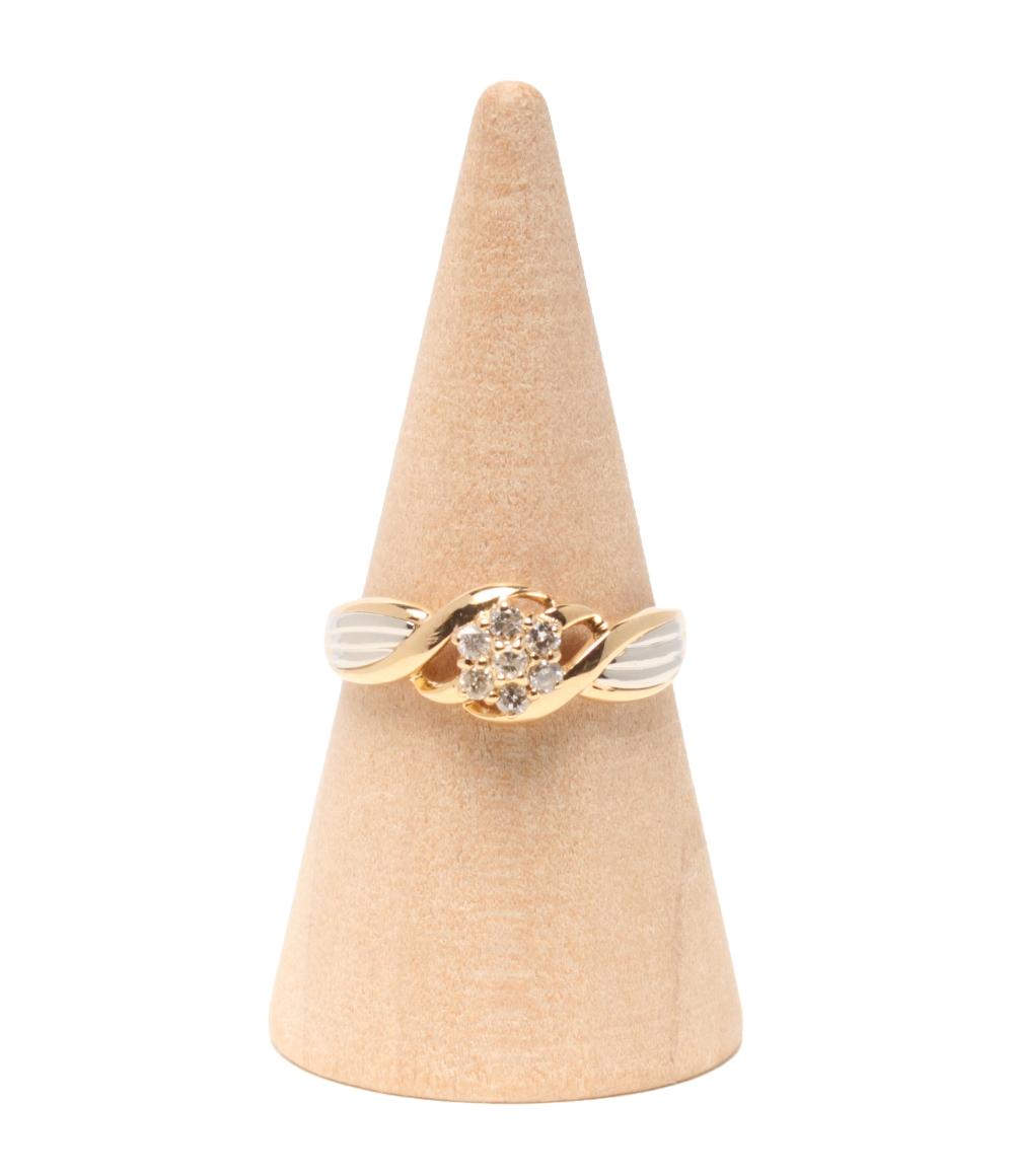 【楽天市場】【中古】 美品 リング 指輪 K18 Pt900 ダイヤ0.15ct レディース SIZE 11号：Rehello by BOOKOFF