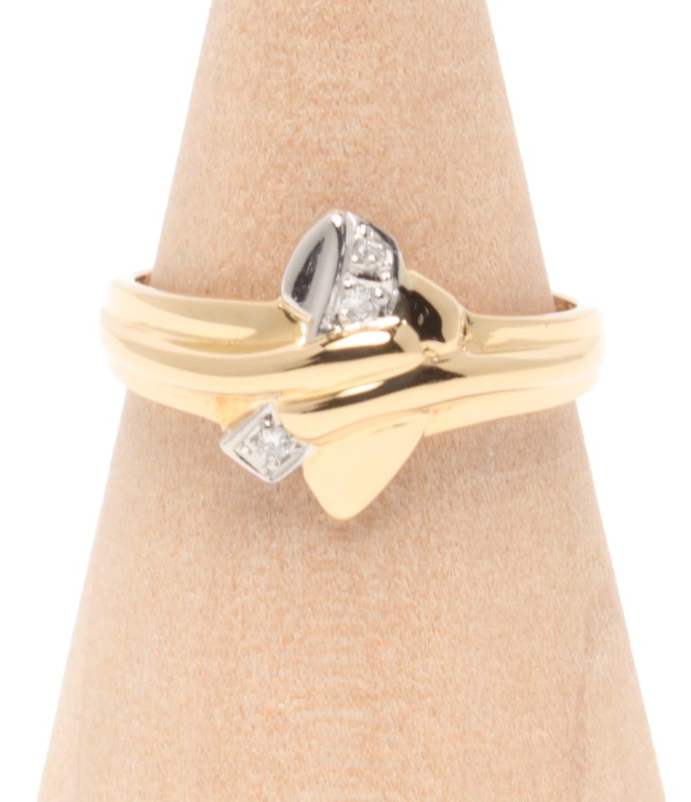 【楽天市場】【中古】 K18 Pt900 ダイヤ 0.02ct リング 指輪 レディース SIZE 11号：Rehello by BOOKOFF