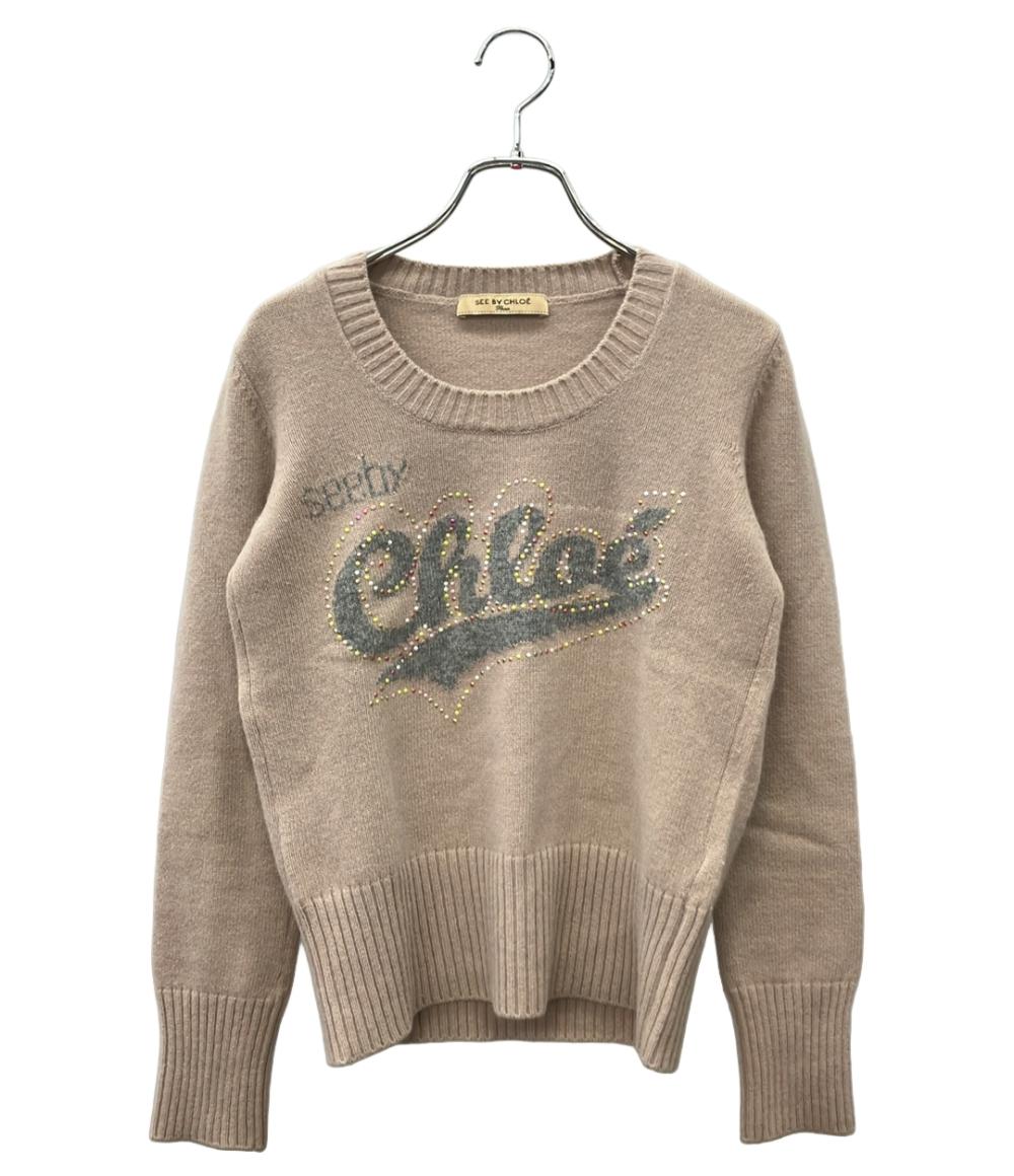 【楽天市場】【中古】 シーバイクロエ 長袖 ロゴ ニット レディース SIZE 40 (S) SEE BY CHLOE：Rehello by ...