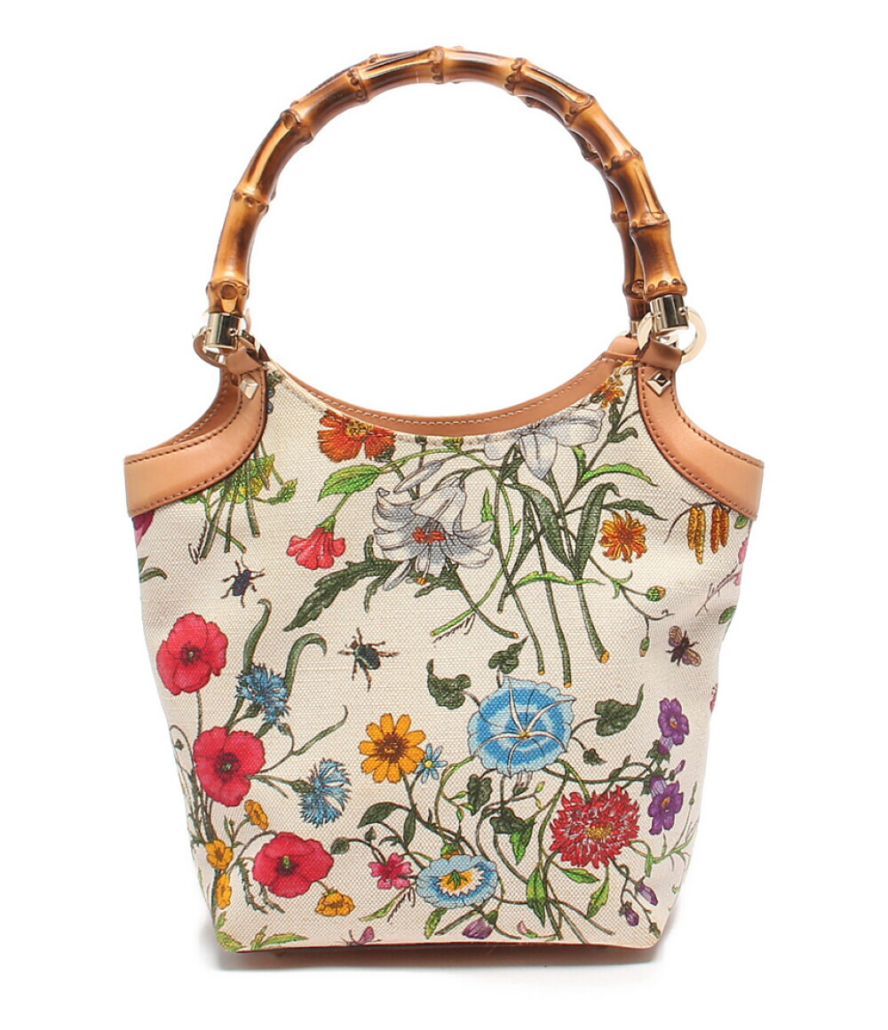 【楽天市場】【中古】 グッチ ハンドバッグ 花柄 バンブー 140203 2123 レディース GUCCI：rehello by BOOKOFF