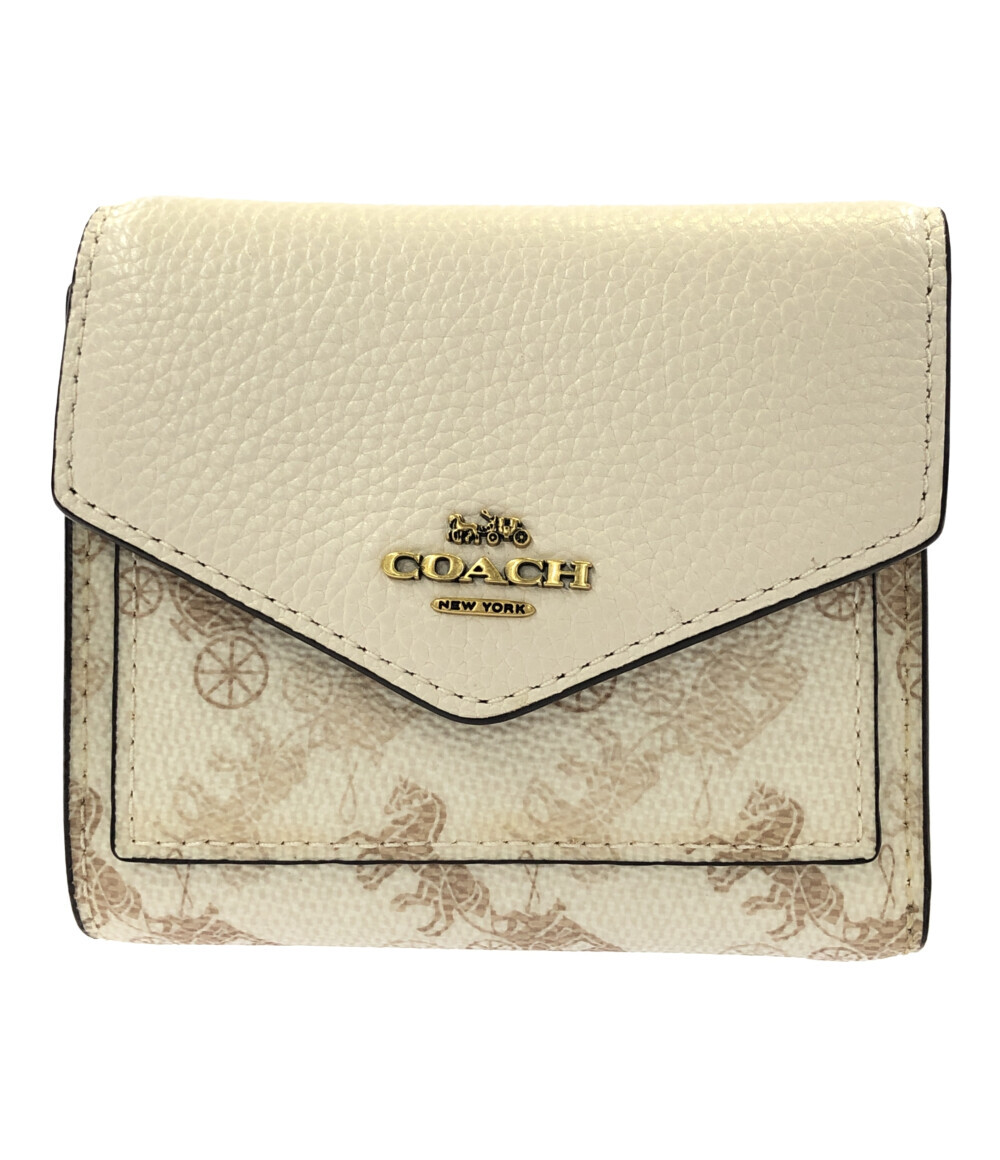 【楽天市場】【中古】 コーチ 二つ折り財布 馬車柄 スモール ウォレット ウィズ ホース アンド キャリッジ プリント C0047 レディース ...