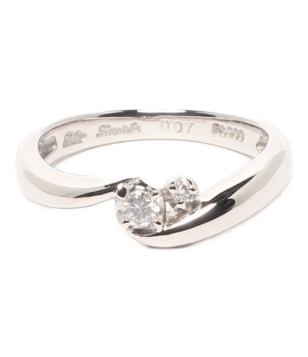 【楽天市場】【中古】美品 リング 指輪 Pt900 D0.07ct レディース SIZE 10号：Rehello by BOOKOFF