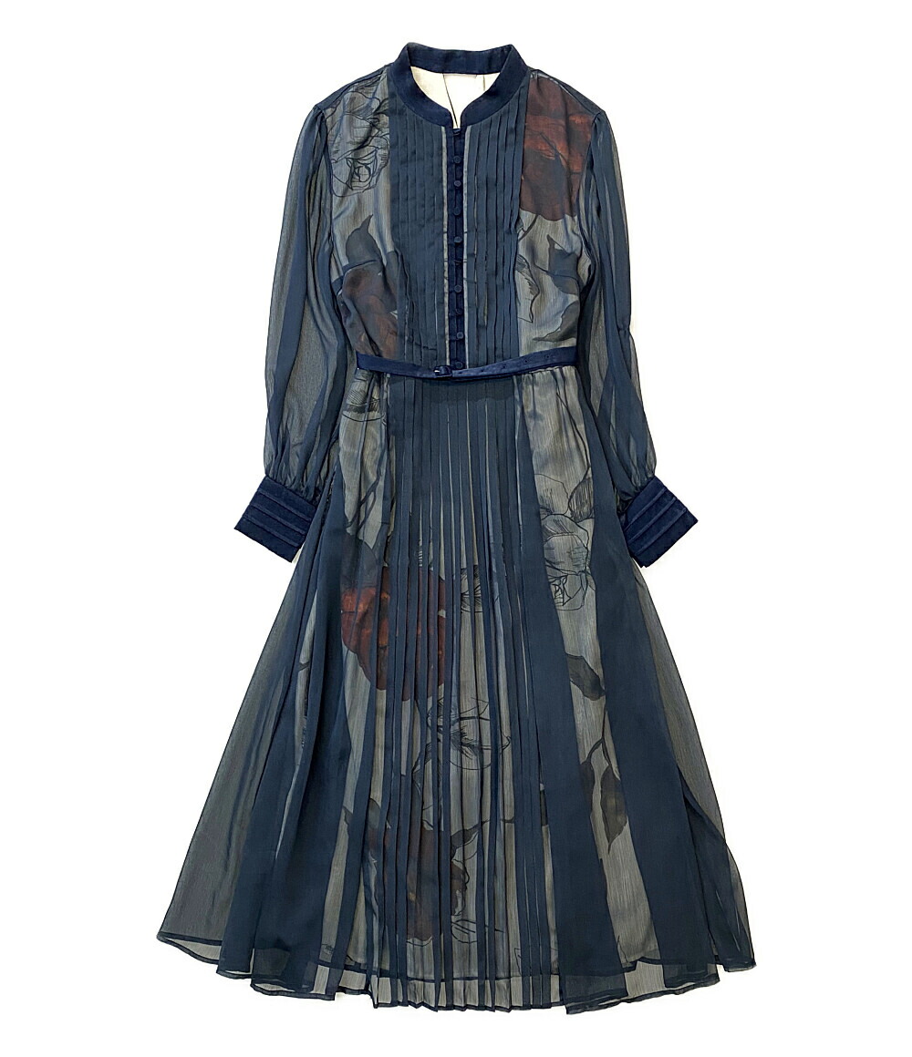 【楽天市場】【中古】 アメリ ワンピース 20SS ネイビー ELLA VEIL DRESS レディース SIZE M AMERI：Rehello by BOOKOFF
