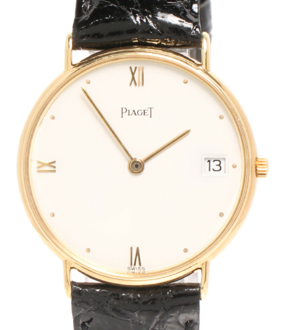 【楽天市場】【中古】 ピアジェ 腕時計 K18 750 クオーツ ホワイト 15068 メンズ PIAGET：Rehello by BOOKOFF