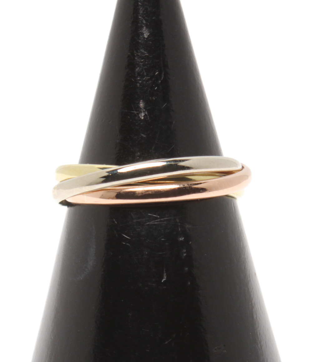 【楽天市場】【中古】美品 三連リング 指輪 K18 K14WG レディース SIZE 11号：Rehello by BOOKOFF