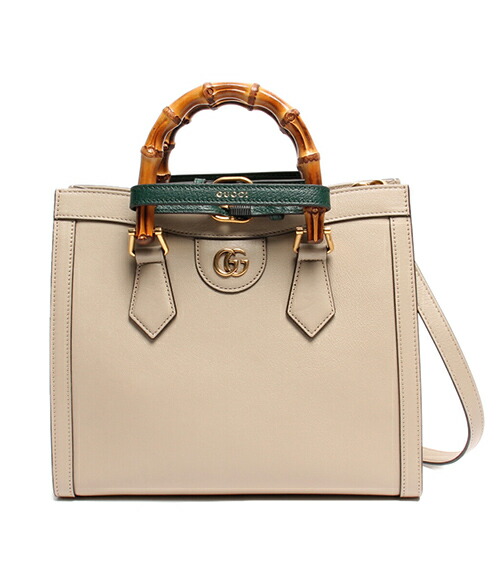 【楽天市場】【中古】 グッチ 2wayレザーハンドバッグ ダイアナスモールトートバッグ バンブー 660195 493075 レディース ...