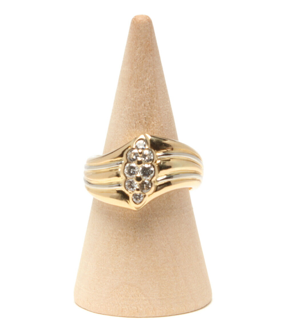 【楽天市場】【中古】美品 リング 指輪 K18 Pt900 ダイヤ0.38ct レディース SIZE 11号：Rehello by BOOKOFF