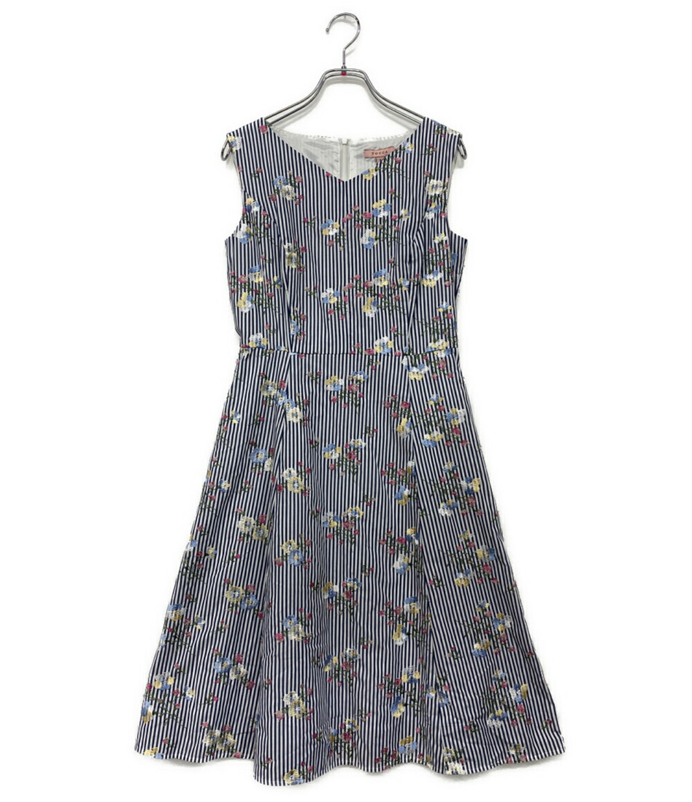 【楽天市場】【中古】美品 トッカ ノースリーブワンピース FULL BLOOM ドレス 664-5.OP.TO レディース SIZE - TOCCA：Rehello by BOOKOFF