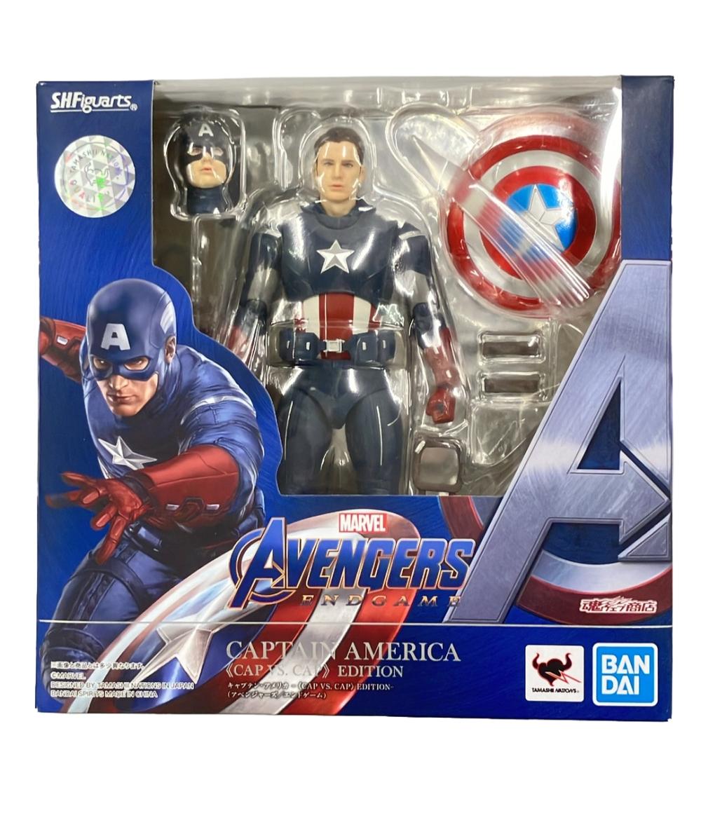 【楽天市場】【中古】 アベンジャーズ S.H.Figuarts アベンジャーズ エンドゲーム キャプテン・アメリカ 《CAP VS. CAP》 EDITION バンダイ フィギュア ...