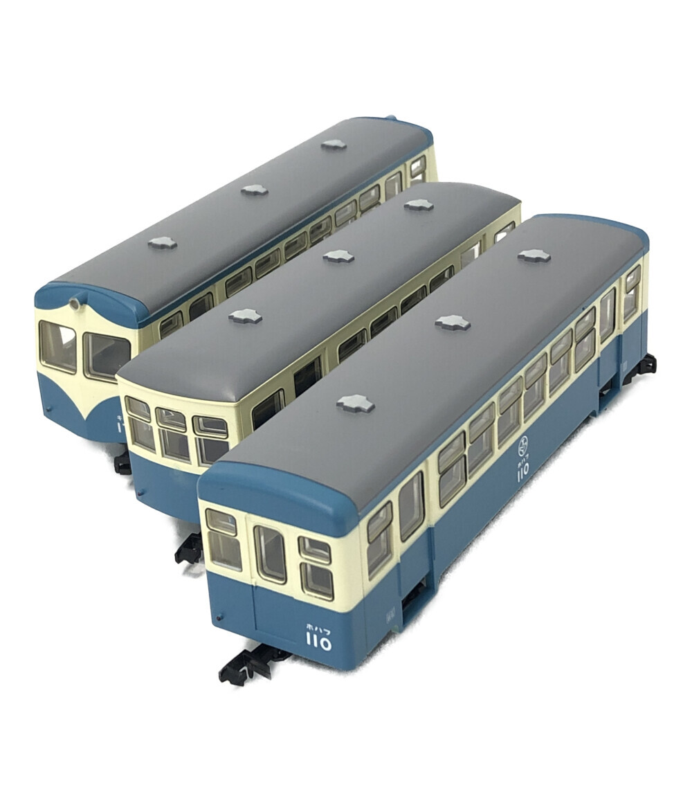 【楽天市場】【中古】訳あり 鉄道模型 富井電鉄 猫屋線 キハ17&ホハフ123&ホハフ110形 新塗装 3両セット 1/80 トミーテック ...