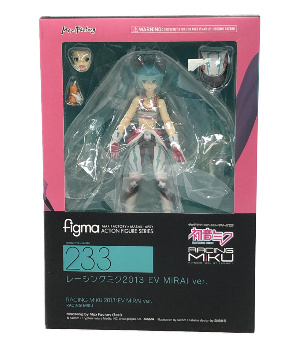 【楽天市場】【中古】美品 figma 233 レーシングミク2013 EV MIRAI ver. グッドスマイルカンパニー フィギュア：rehello hobby by BOOKOFF