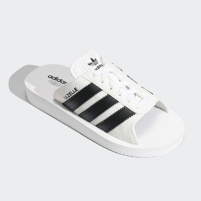 【楽天市場】adidas originals (アディダス オリジナルス)GAZELLE BEACH W JQ7420 ガゼル ビーチスライド ...