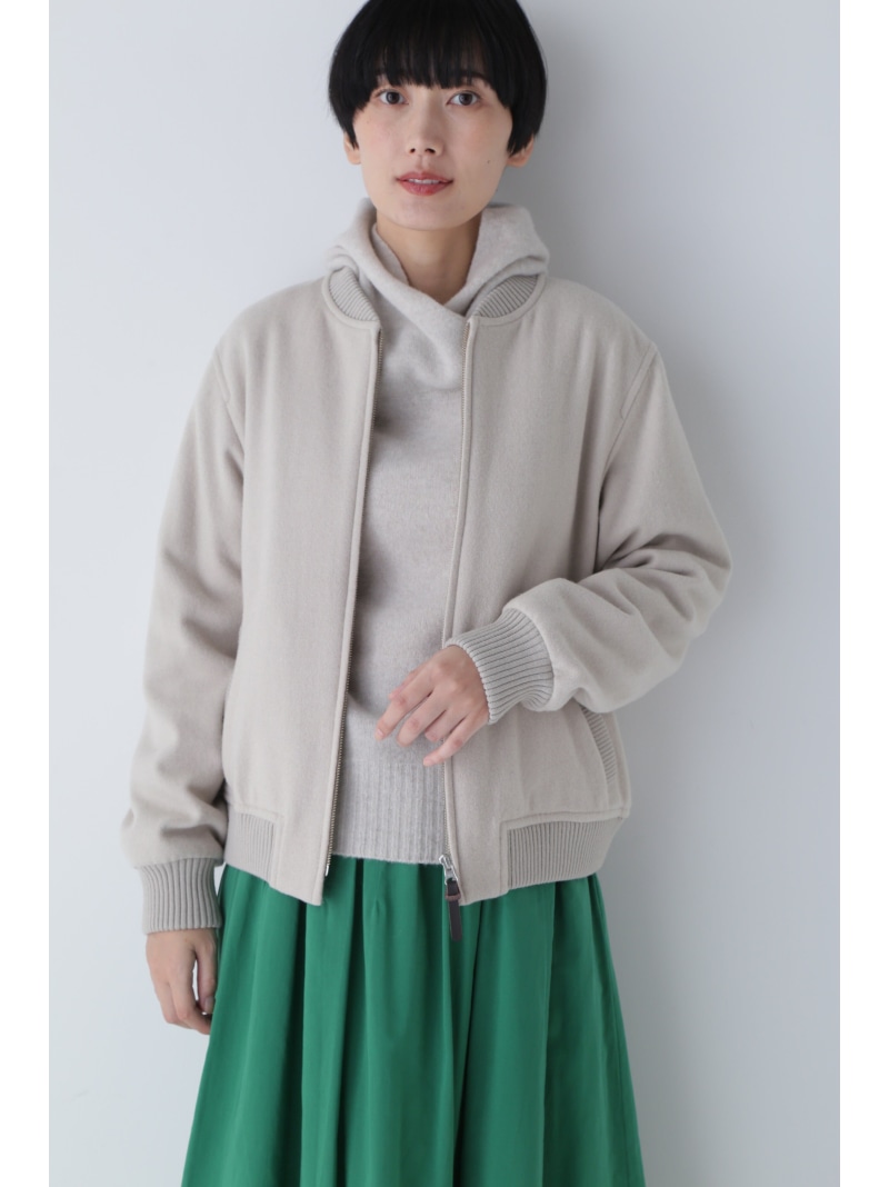 【楽天市場】【SALE／30%OFF】 ソフトメルトンブルゾン human woman ヒューマン ウーマン ジャケット・アウター ブルゾン ...