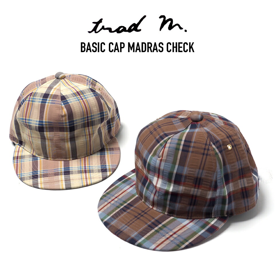 【楽天市場】TRAD MARKS (トラッドマークス) BASIC CAP MADRAS CHECK マドラスチェック ベーシックキャップ 帽子：ハンキードリー