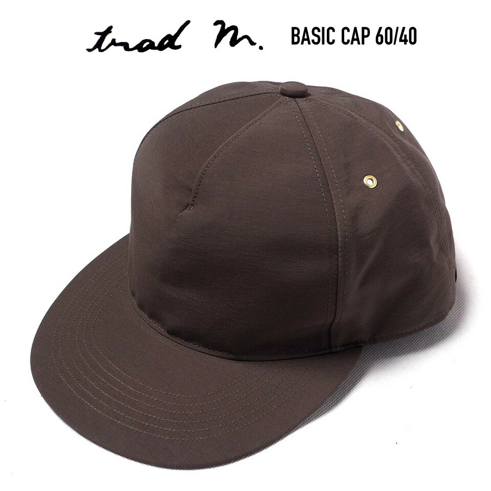 【楽天市場】TRAD MARKS (トラッドマークス) BASIC CAP 60/40 ベースボールキャップ BROWN GREY：ハンキードリー